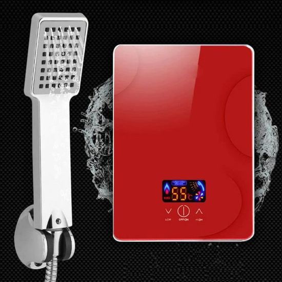 Chauffe-Eau Électrique 6500 W Avec Salle De Bain - Kit De Douche 220 V ...