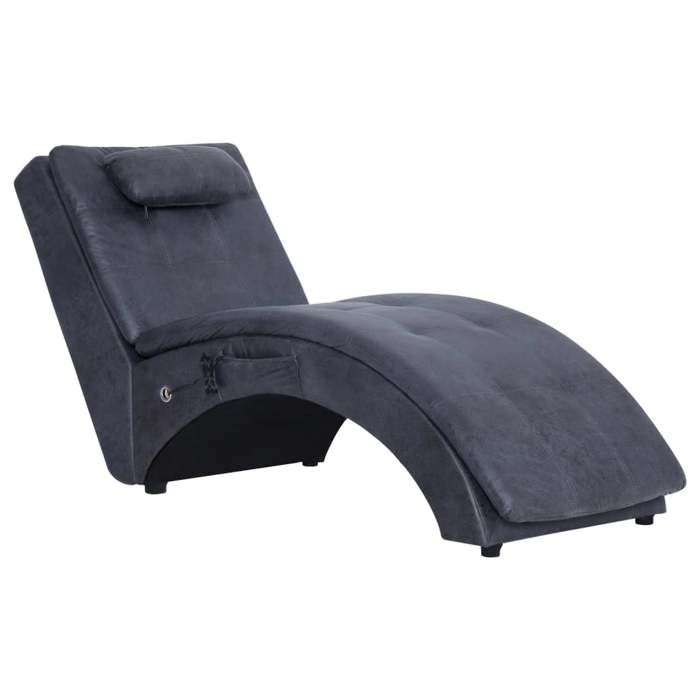 Chaise longue de massage - UU - charge max : 110 kg - avec oreiller ...