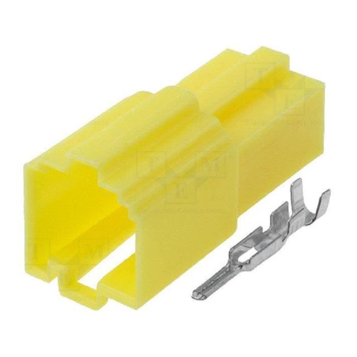 Fiche Mini ISO femelle 6PIN - ADNAUTO - Connecteur car audio - Jaune ... Fiche Mini ISO femelle 6PIN - ADNAUTO - Connecteur car audio - Jaune ...