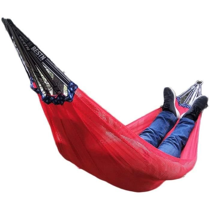 Hamac Hamac de Camping en Soie de Glace en Nylon, hamacs de Maille ...