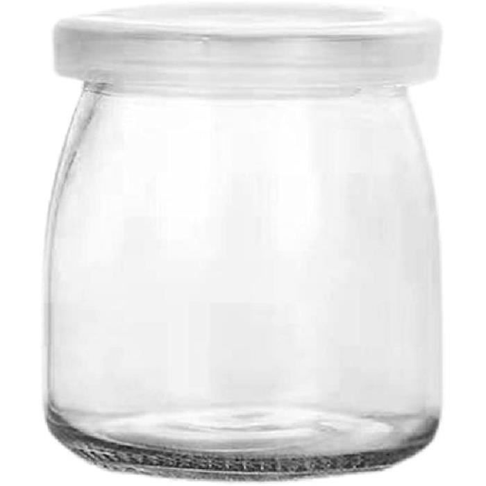 Bocaux à yaourt de 100 ml, 150 ml, 200 ml, pot Mason pour pudding, lait ...