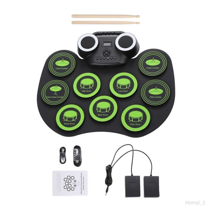 Kits De Batterie Enroulables De Batterie électronique Portable Pour ...