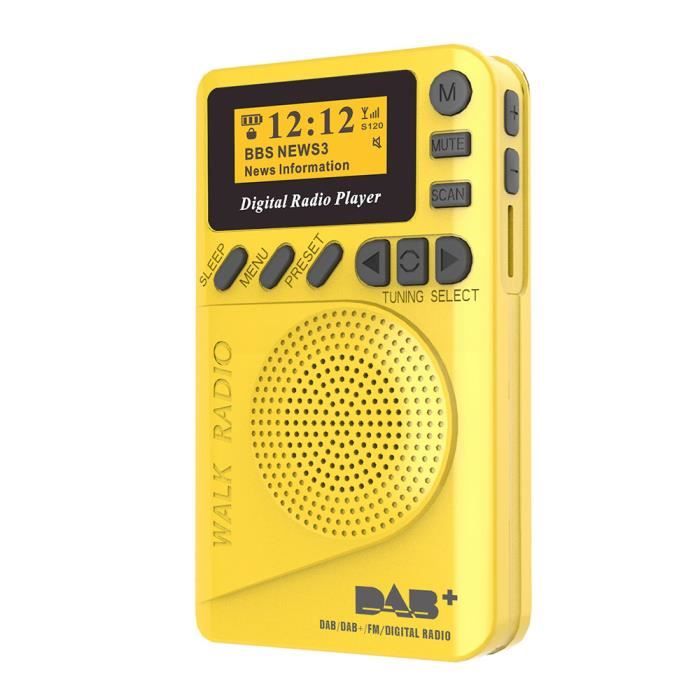 Démodulateur numérique FM avec mini lecteur P9 de poche DAB / FM ...