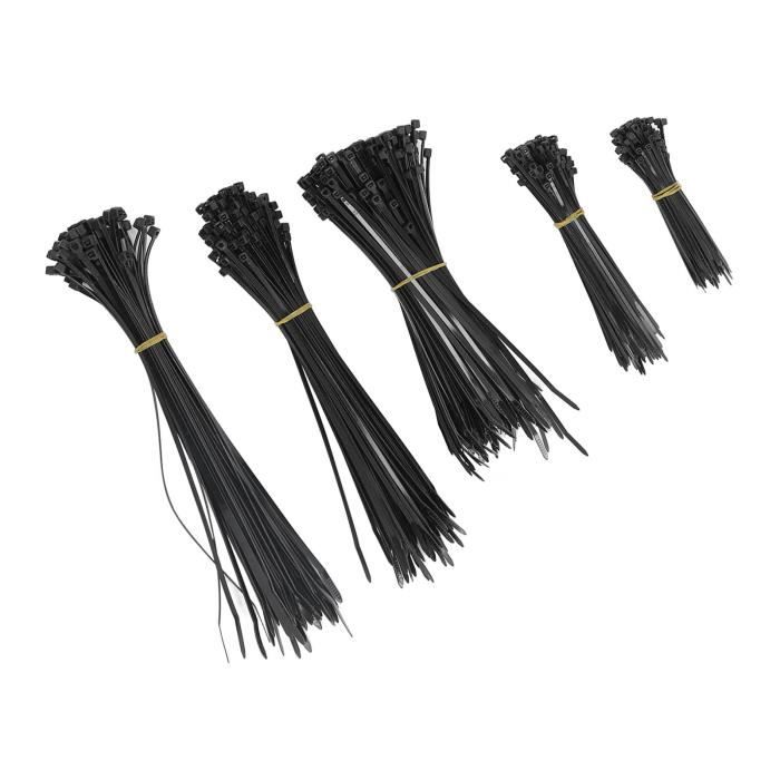 Duokon Attache de câble en nylon Lot de 550 attaches de câble en nylon ...