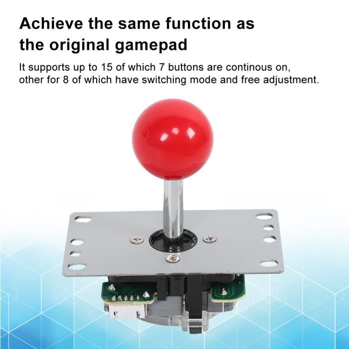 ROM Jeu De Joystick De Jeu D'Arcade Bricolage Diy Arcade Gamepad Game Joystick Thumbstick Analog ...