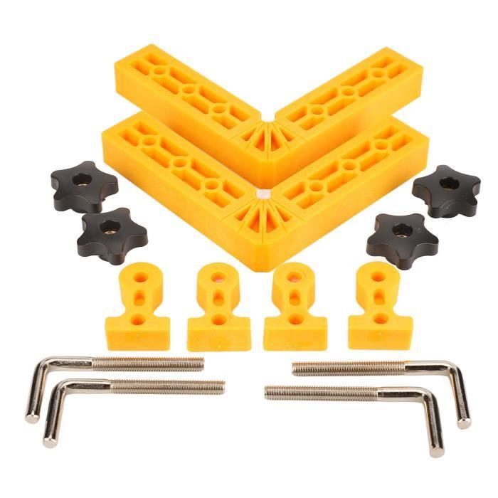Fdit Équerre à 90 degrés Positionnement carré 140 mm ABS pince de ...