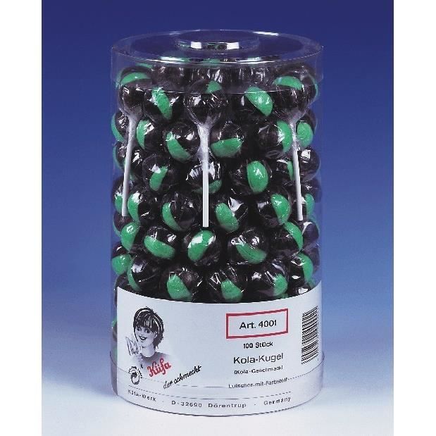 Küfa Cola Boule Lollipop, Lolly, 100 pièces - Cdiscount Au quotidien