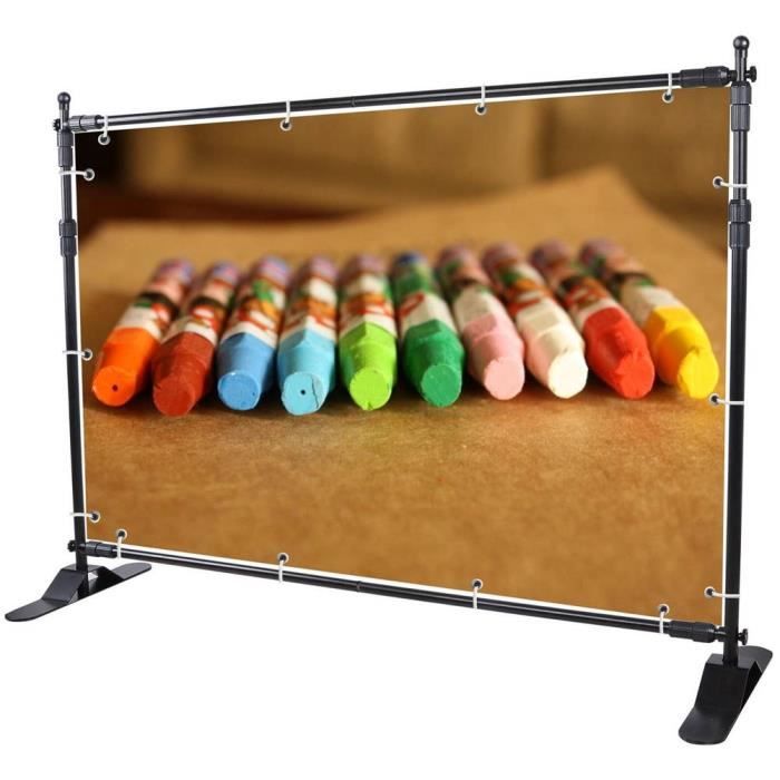 GAR® Système de toile de fond télescopique 8x10pouces Kit de support de ...
