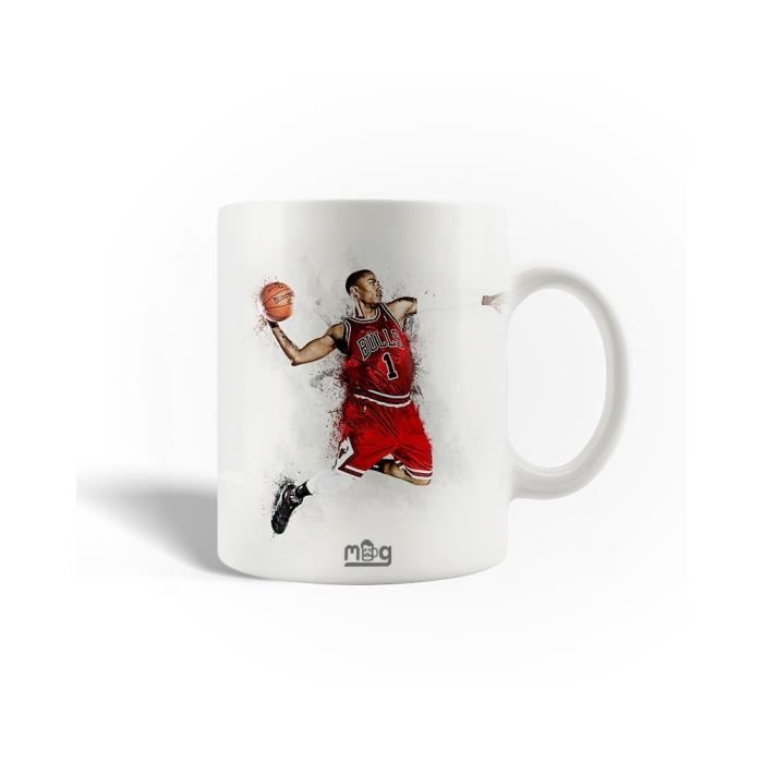 Mug en Céramique - Derrick Rose - Joueur NBA - 30cl - Compatible Lave ...