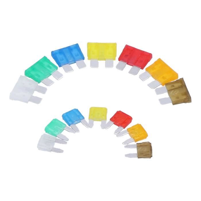 Omabeta kit d'assortiment de fusibles de voiture Kit d'assortiment de fusibles automobiles, 220 ...