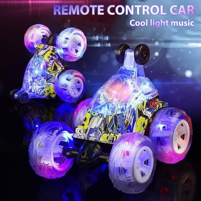 Jouet de Voiture télécommandée rechargeable pour enfants, avec lumière et musique, voiture ...