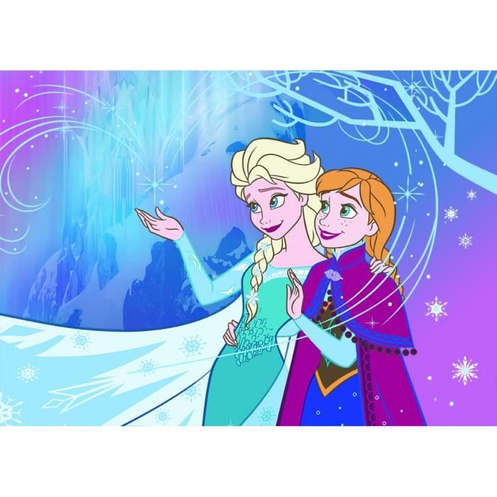 Tapis fille Anna et Elsa Libérée Reine des Neiges Disney - Cdiscount ...