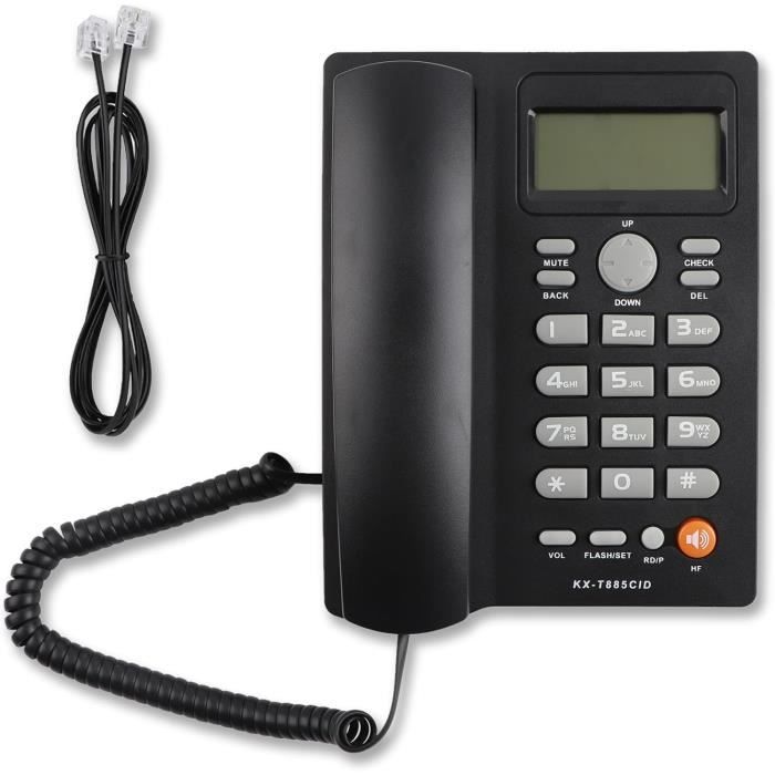 Téléphone Fixe, Identification De L'Appelant Téléphone Appel Mains Libres Bureau À Domicile ...