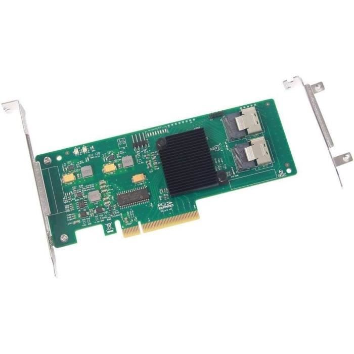 Carte Réseau Lsi 9211-8I 8 Ports, Carte Contrôleur Raid Hba Pci Express ...
