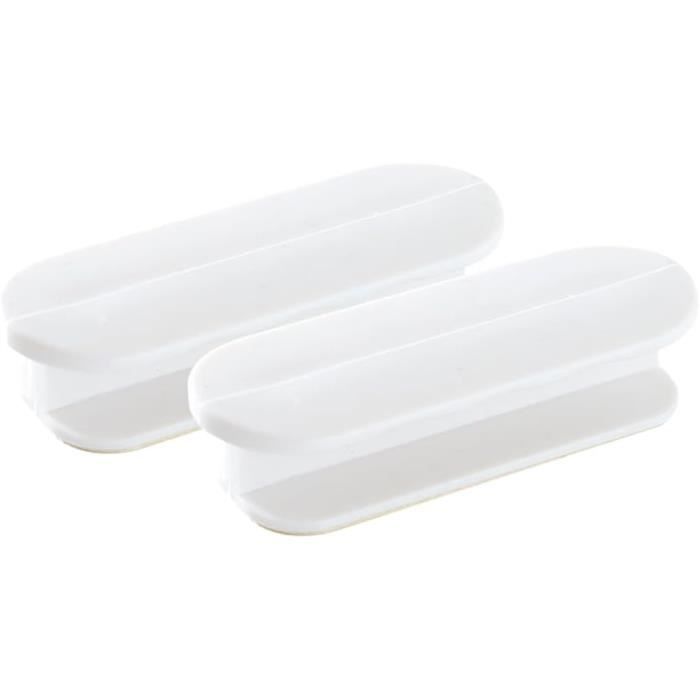 Ensemble De 2 Poignées De Porte Pour Balcon Et Auto,En Plastique Blanc ... Ensemble De 2 Poignées De Porte Pour Balcon Et Auto,En Plastique Blanc ...