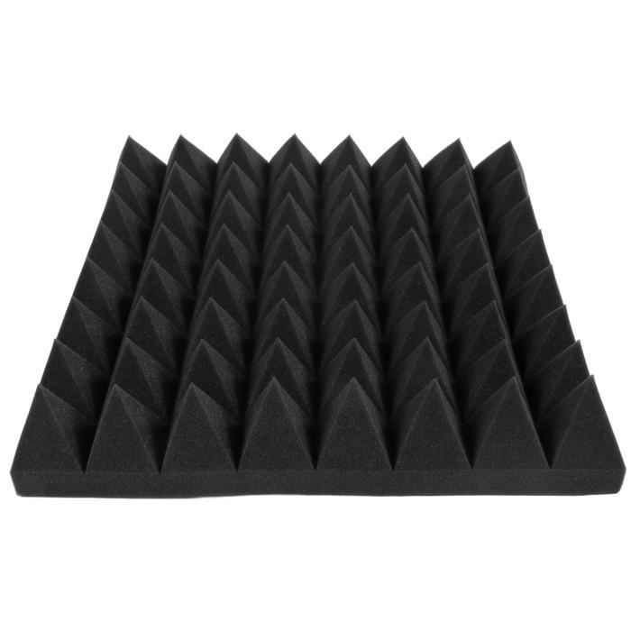 Mousse acoustique pyramidale - TMISHION - Insonorisante - 50x50x10 cm ...