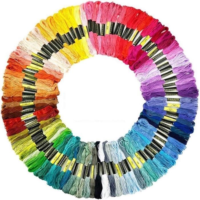 Fils A Broder,Fil À Coudre Croix Coton Coton Broderie Filetage Fil À ...