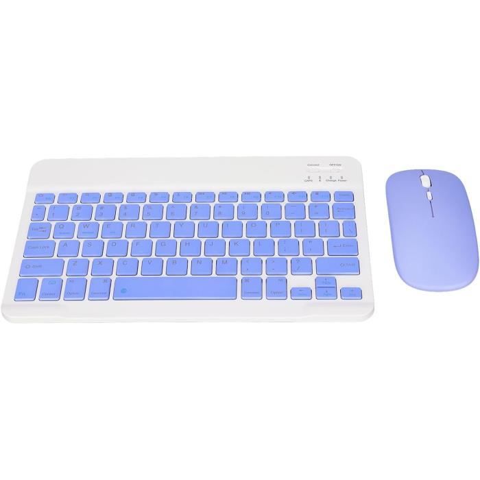 Combo Clavier Et Souris Pour Tablette 10 Pouces, Clavier Bluetooth Sans ...