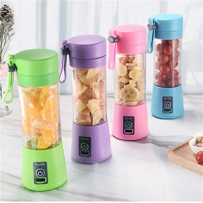 380ML 4 Lame Portable Blender Cuisine MINI Juicer Bouteille Électrique USB Charge Blender ...