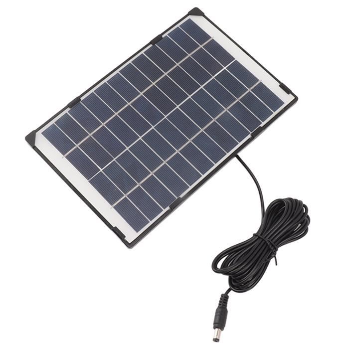 VGEBY Panneau solaire de surveillance par caméra 6W 12V 6W 12V panneau ...
