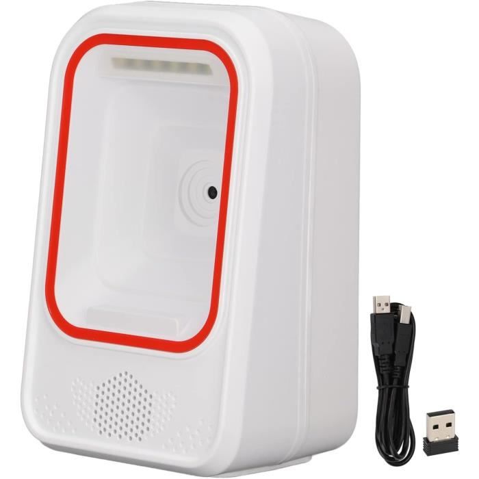 Scanner de Codes-barres Mains Libres, Lecteur de Codes-barres QR ...