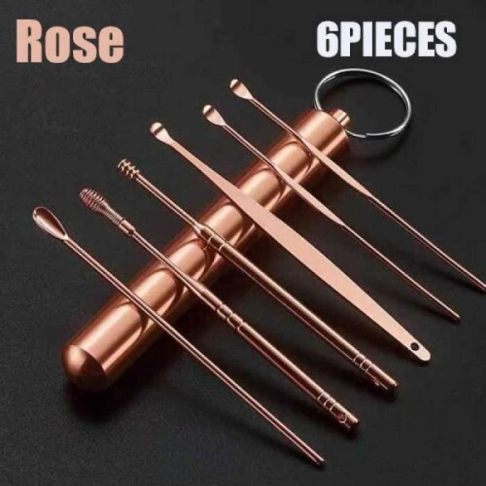 PX04483-KIT ANTI-CERUMEN.Kit d'outils de nettoyage des oreilles,6 ...