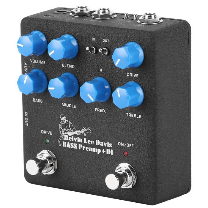 Zerodis boîtier DI basse NUX NBP-5 préampli basse électrique + pédale d ...