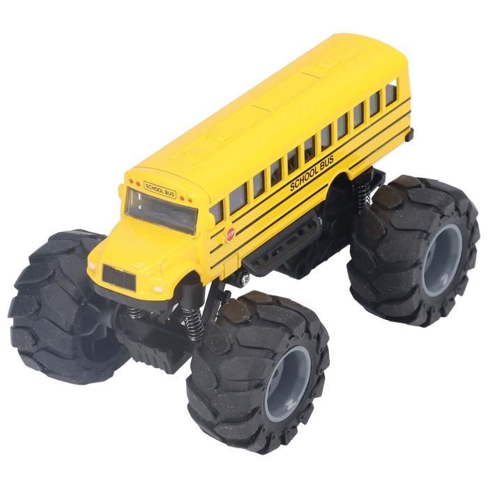 BEA Alliage Bigfoot School Bus Pull Back Model, 1:43 Boy Toy (Jaune ...