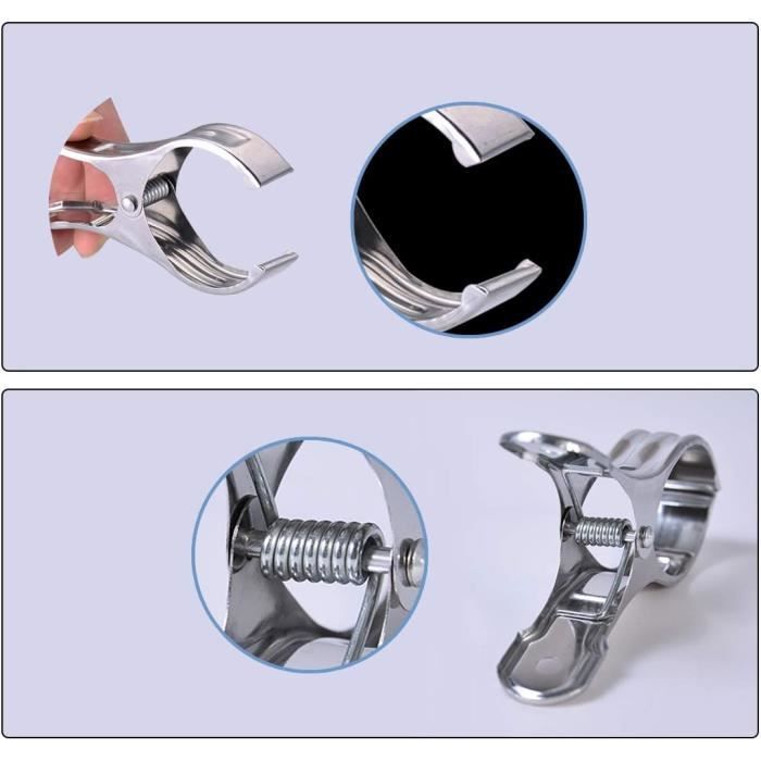 Pince A Linge Inox, 20 Pack Pince Serviette Plage Solides,Epingle A ...