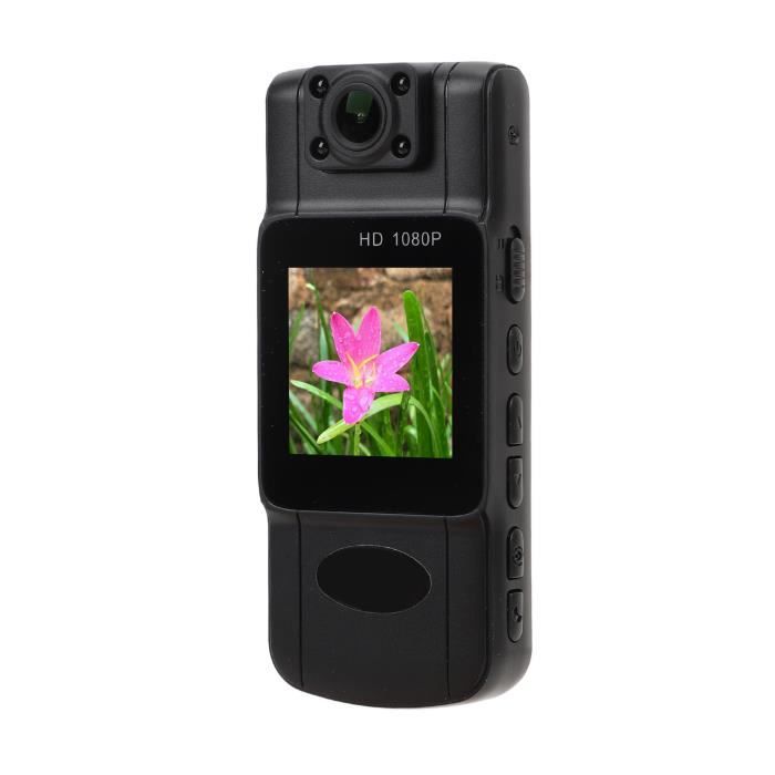 JIE Caméra Portable Caméra Hd 2K Portable, Caméra Corporelle Rotative ...