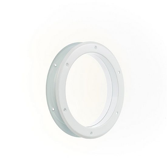 Hublot de porte métal rond blanc Ø26cm - Cdiscount Bricolage