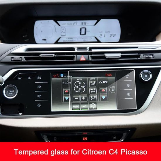 Film de protection en verre trempé - Citroën - C4 - HD - Transparent ...