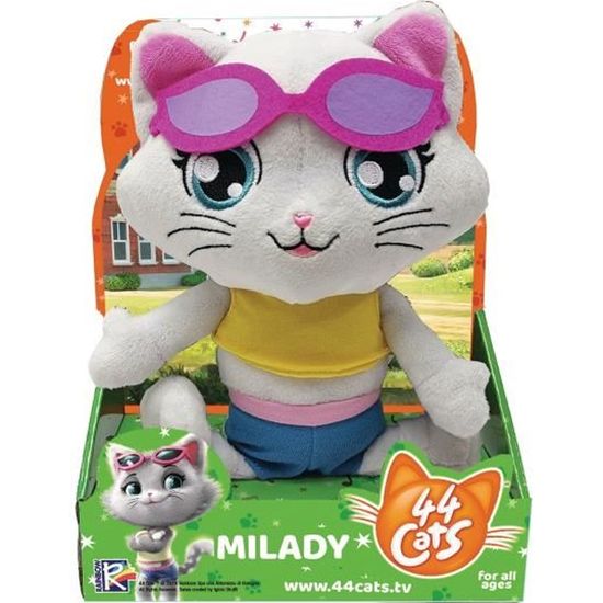 Peluche Musicale Milady 44CATS - SMOBY - Intérieur - Pile - Multicolore ...