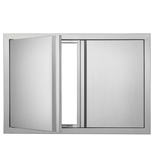 Porte inox cuisine extérieure - VEVOR - Porte d'Accès pour Cuisine ...