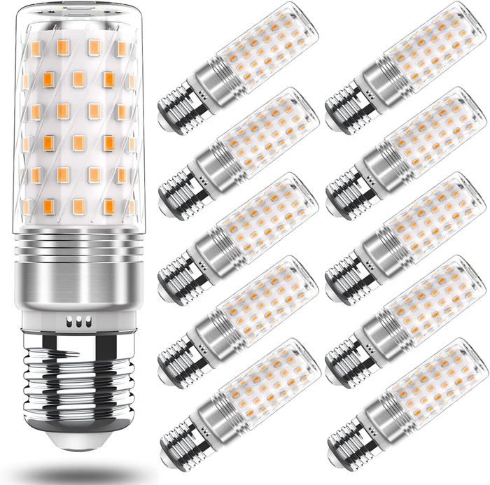 Lot de 10 ampoules LED E27 Blanc chaud 7 W LED E27 2700 K vis Edison E27 LED à économie d ...