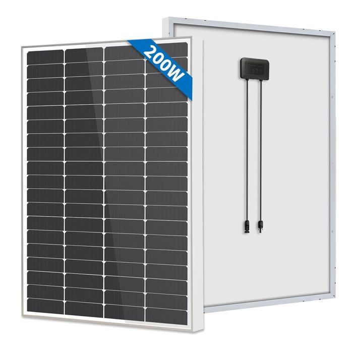 FIREFLY ENERGY Panneau Solaire Monocristallin 200W Module pour RV, Bateaux, Remorque, Camping ...