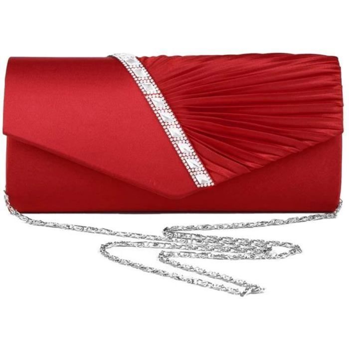 Sac à main pour femme en strass incrusté de soirée de mariage pochette ...