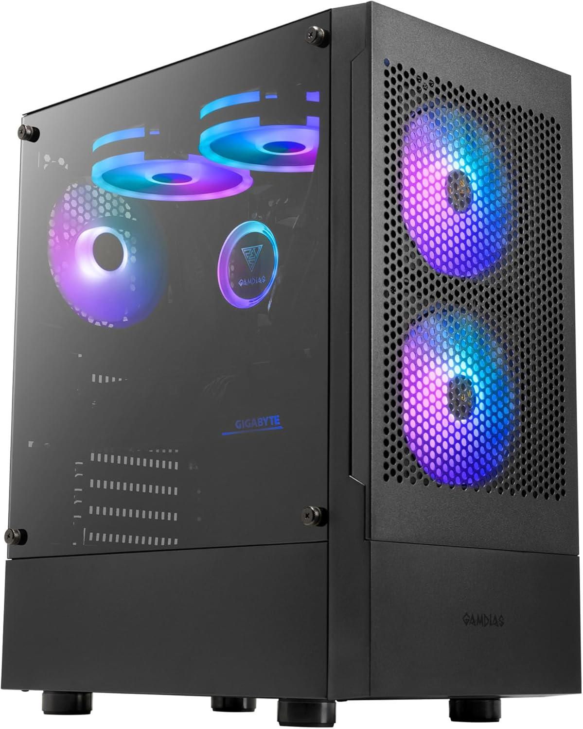 Pc Gamer Boitier,Boîtiers Gaming Atx Moyen Tour Vide,Airflow Mesh Case ...