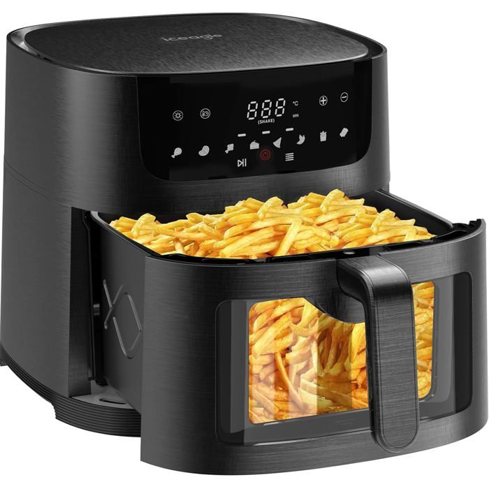 Iceagle Air Fryer 9L - 1800W Friteuse Sans Huile XXL Friteuse à Air ...