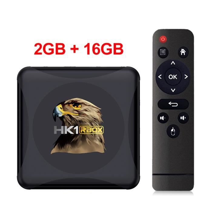 Ue Plug - 2 Go 16 Go - Mini Boîtier Tv Hk1 Rbox R1, Android 10,Rockchip ...