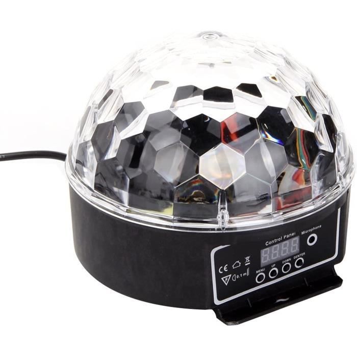 Lumières de Ballon Disco, LED RVB Crystal Magic Ball Effect Light Disco ...