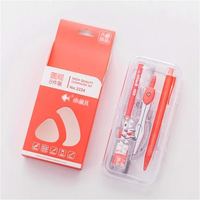 Kit De Géométrie Dessin Compas Set Math Geometry Kit Ensemble De 8 ...