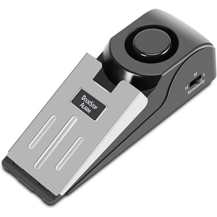 Alarme D'Arrêt De Porte 120Db Sirène Butée De Porte Alerte D'Entrée ...