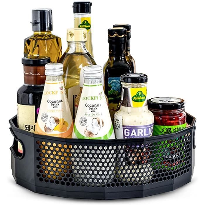 Lazy Susan Plateau Tournant, Rangement Épices Ournant En Plastique Pour Épices Condiments ...