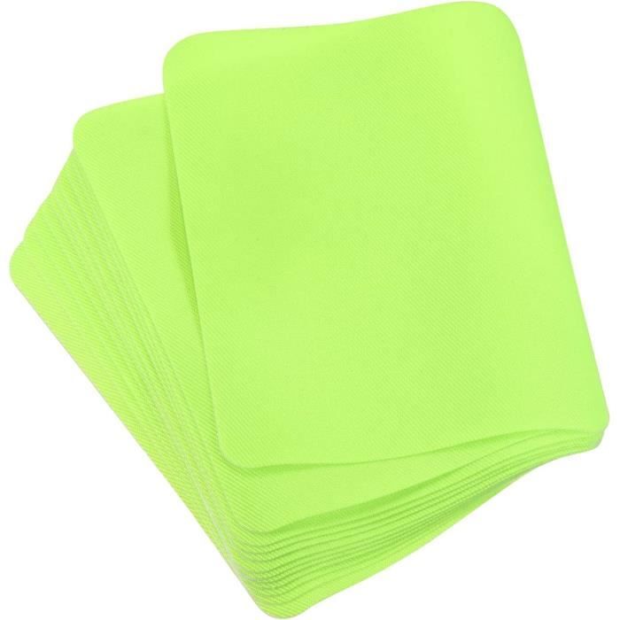 Tissu Thermocollant Patch À Repasser Rattachement Fluorescent Vert 4.9"X3.7" Pour Vêtements ...