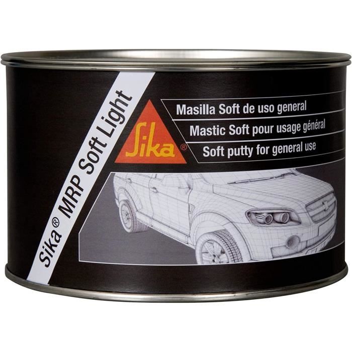 Sika MRP Soft Light, Mastic de rebouchage-finition, 1,68kg, Jaune clair ...