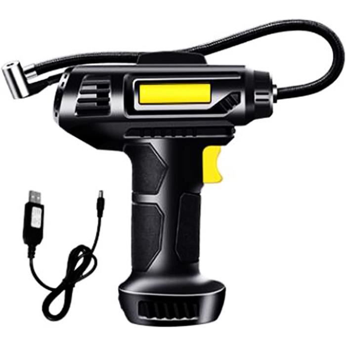 Compresseur d'air Voiture Secteur Batterie Portable - Pompes De ...