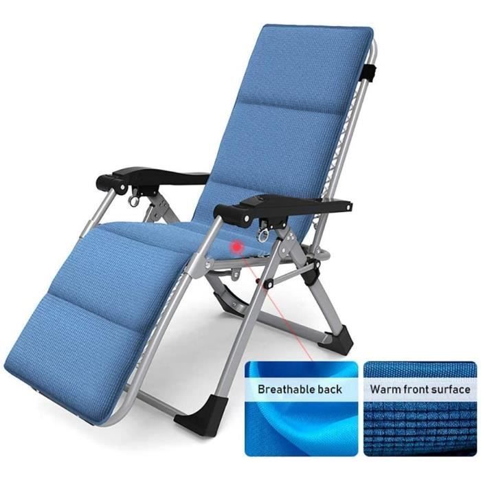 Chaises Zero Gravity Chaise de Jardin Pliante Zero Gravity avec Coussin ...