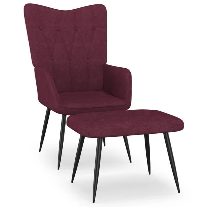 SVP- MODERNE Chaise de bar Cuisine - Chaise de relaxation avec tabouret ...