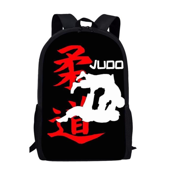Sac à dos 3D avec impression de karaté et JUDO - C-16inch - HK3262 ...